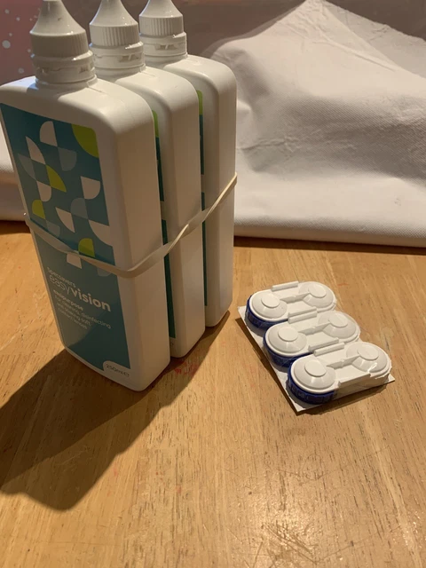 SPECSAVERS EASY VISION contact lens solution x3 with case £11.99 ...