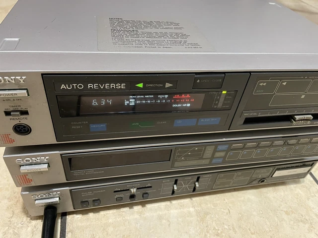 SONY TA-V5 AMPLIFIER /ST-V5L Tuner & TC-V7 Cassette High End Deck Hifi ...