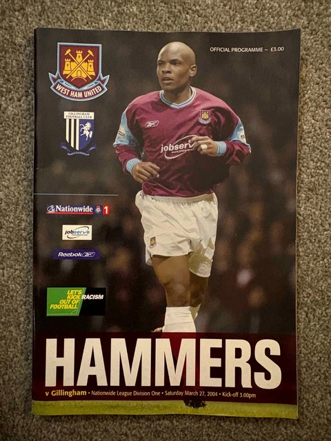 GILLINGHAM FC FOOTBALL programmes, Miscellaneous, SELECT FROM LIST £2. ...