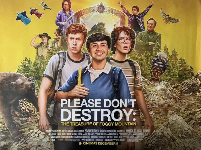 PLEASE DON'T DESTROY THE TREASURE OF FOGGY MOUNTIAN UK Quad Movie Poster 2023 £9.95 - PicClick UK