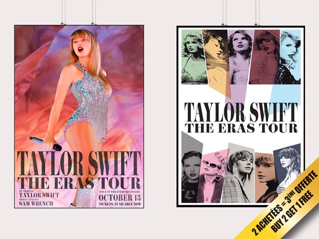 TAYLOR SWIFT POSTER Affiche Eras Tour 2023 EUR 8,99 - PicClick IT