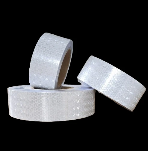 WHITE HIGH VISIBILITY Hi Vis Viz Self-Adhesive Reflective Tape ...