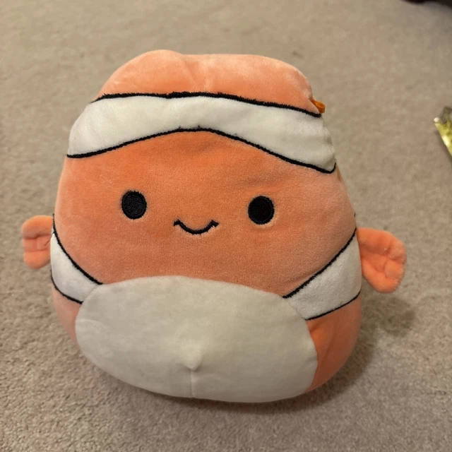 SQUISHMALLOW RICKY THE Clownfish 8" Plush Soft Toy Fish Retired Nemo ...
