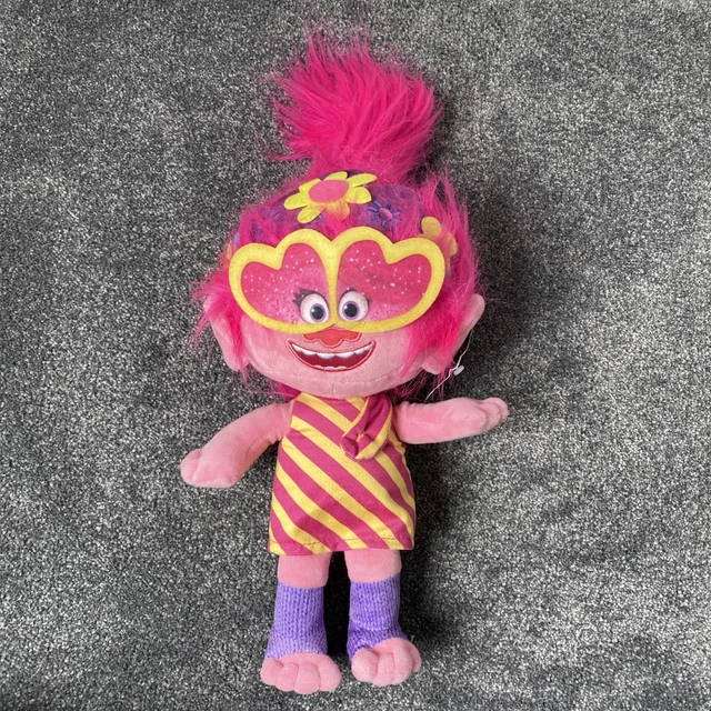 POPPY DREAMWORKS TROLLS World Tour Movie Soft Plush Toy £8.00 - PicClick UK