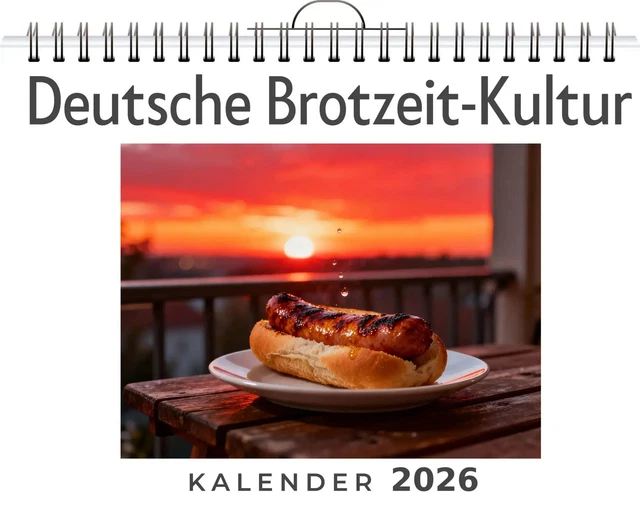 DEUTSCHE BROTZEIT-KULTUR EMMA Lehmann Kalender Deutsch 2026 FlipFlop ...