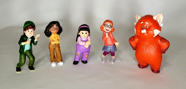 DISNEY PIXAR TURNING Red BFF Collectible Figure Set of 5 Toys £10.64 ...