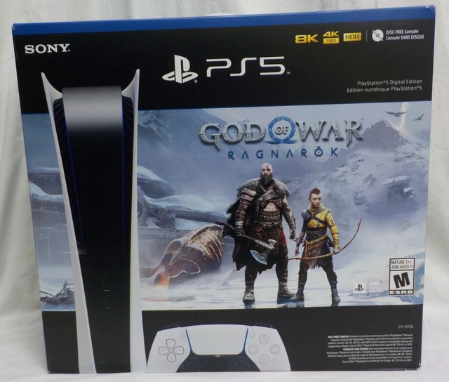 SONY PS5 PLAYSTATION 5 Digital Edition Console God Of War Ragnarok Bundle EUR 468,54 - PicClick DE