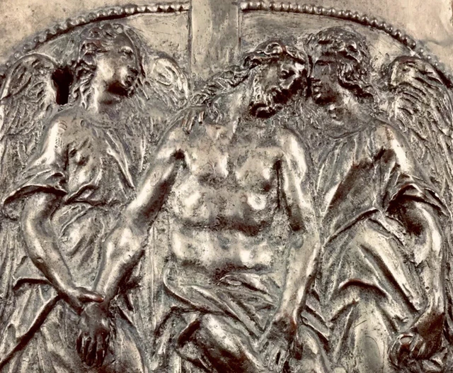 RARE JESUS CHRIST Bronze XVIIIème Siècle Porte Tabernacle Descente ...