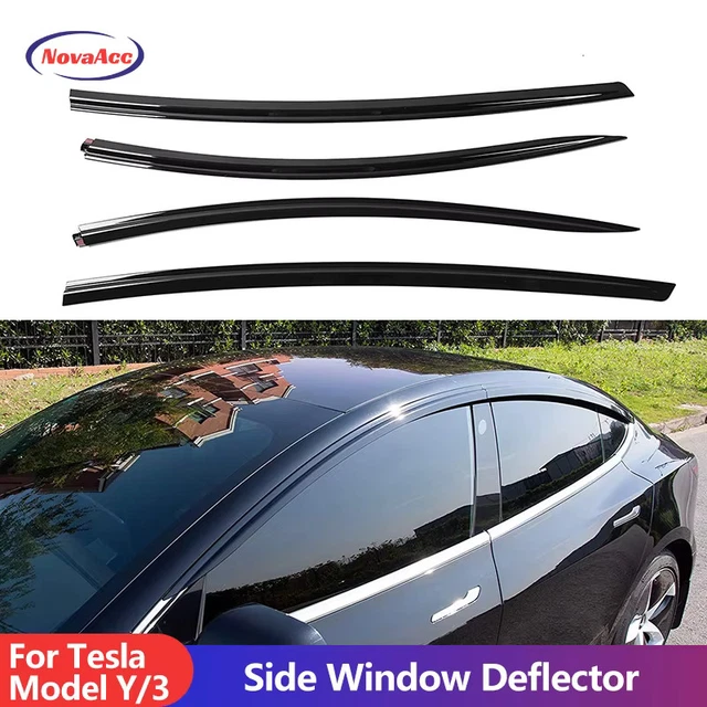 TESLA MODEL 3 Y Vent Deflector & Rain Guards $305.10 - PicClick CA
