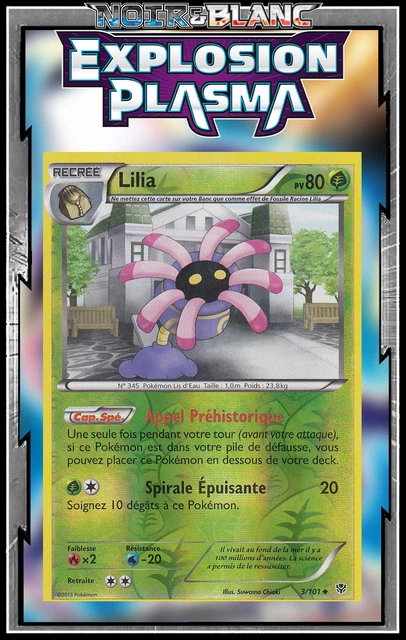 LILIA REVERSE - NB10:Explosion Plasma - 3/101 - Carte Pokémon Française ...