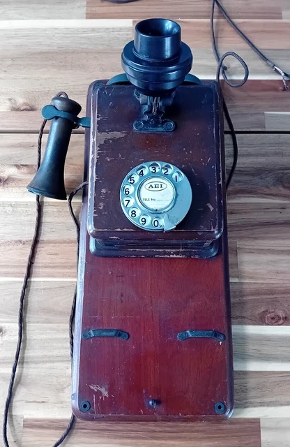 SUPERB ANTIQUE BAKELITE Wall Mounted Telephone GPO No.4 E29 234 £89.99 ...
