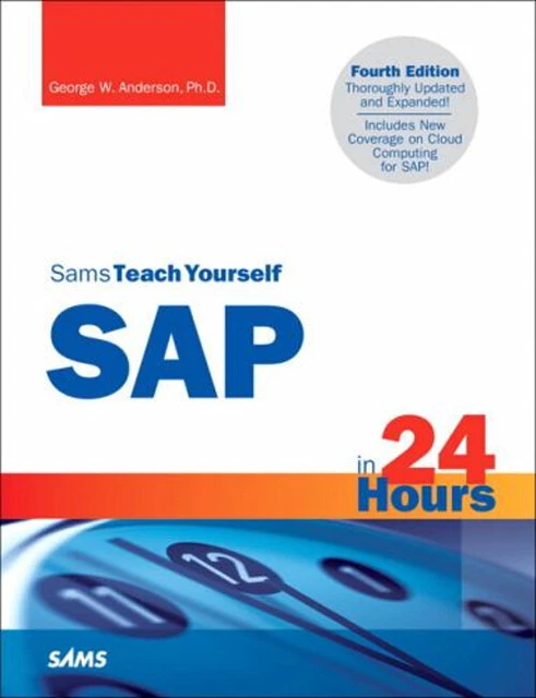 SAMS TEACH YOURSELF Sap En 24 Heures Livre de Poche George W.Anderson ...