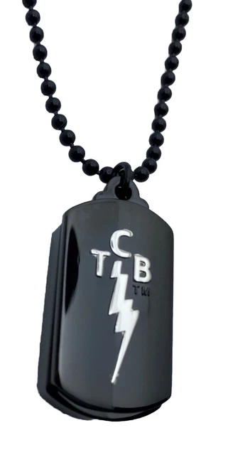 ELVIS PRESLEY TCB Watch Dog Tags Limited Edition £22.50 - PicClick UK