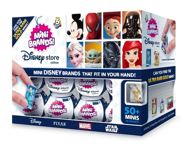 DISNEY STORE 5 surprise mini brands Display (24) Zuru EUR 274,04 ...