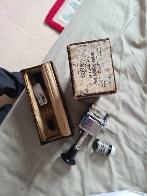 VINTAGE & DORMY& automatic hand numbering machine stamp fantastic ...