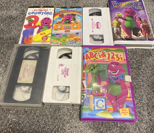 BARNEY VHS Lot Barney’s ABC 123 Great Adventure Bus Manners House ... BARNEY VHS Lot Barney’s ABC 123 Great Adventure Bus Manners House ...