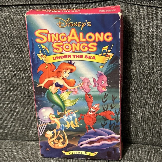 DISNEY’S SING ALONG Songs - The Little Mermaid: Under the Sea (VHS ...