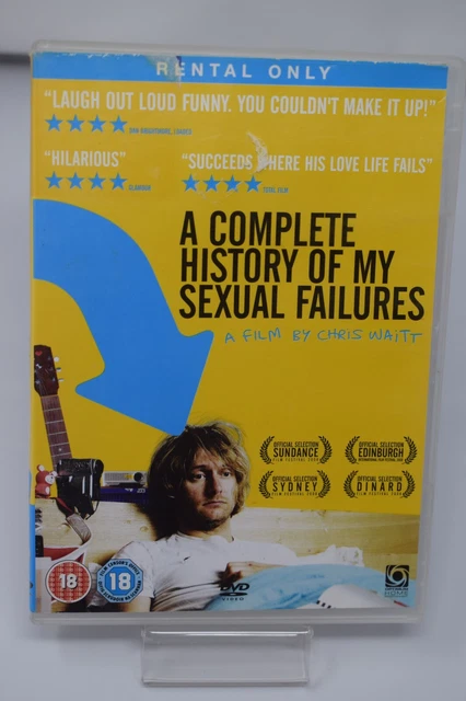 A COMPLETE HISTORY of My Sexual Failures [UK DVD] Chris Wait Comedy £4. ...