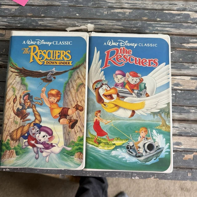 WALT DISNEY'S BLACK Diamond Classic The Rescuers & The Rescuers Down ...