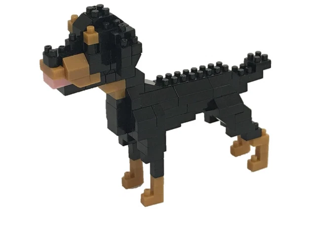 NEW NANOBLOCK ROTTWEILER Dog- Nano Block Micro-Sized Building Blocks ...