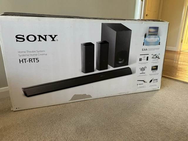 SONY HT-RT5 HOME Theatre 5.1ch Surround Sound Speaker System with ...