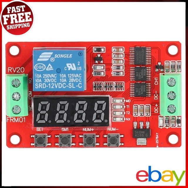FRM01 INFINITE LOOP Relay Module DC 5V 12V 24V Timer Control Relay ...