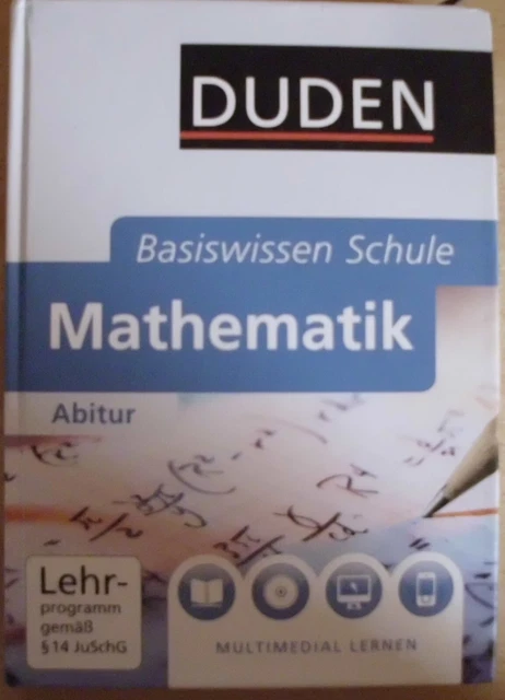 Duden Basiswissen Schule Mathematik Abitur Mit Dvd Eur 4 00 Picclick De