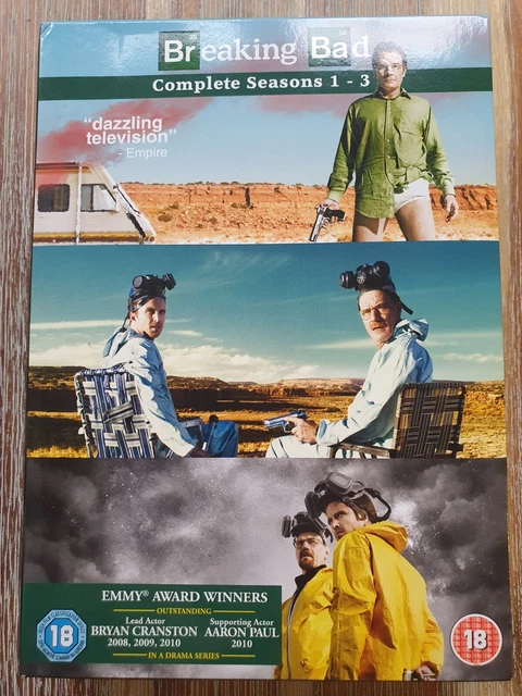 BREAKING BAD - Complete Seasons 1 To 3 - DVD Box Set - 2012 - 11 Disc ...