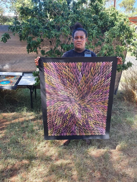 DALLVINA RODERICK NAPANANGKA Aboriginal Artist BUSH MEDICINE & SEEDS ...