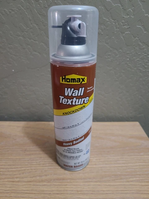 HOMAX WALL TEXTURE 20 oz. White KNOCKDOWN Low Odor Heavy-Bodied 4065-06 ...