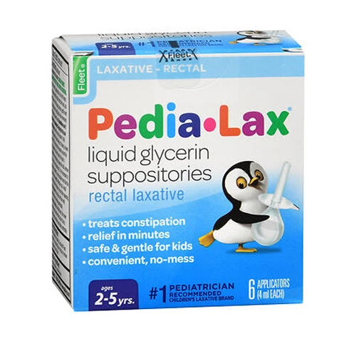 FLEET LAXATIVE - Pedia-Lax Liquid Glycerin Suppositories Box Of 6 By ...