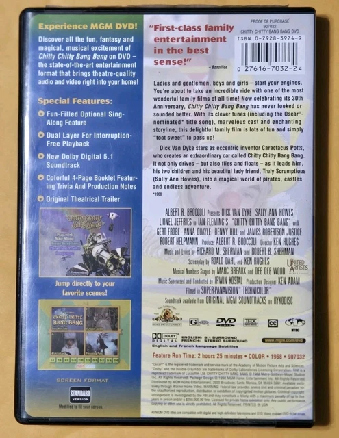 WARFIELD PRODUCTIONS - Chitty Chitty Bang Bang - Dvd - 1968 - Dick Van ...