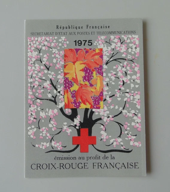 FRANCE CARNET CROIX rouge 2024 année 1975 YT 1860 1861 neuf luxe ** EUR 1,80 - PicClick FR