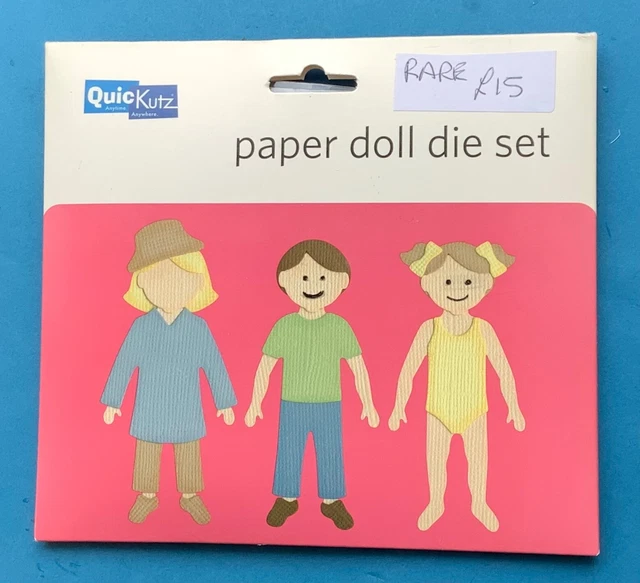 REDUCED REDUCED.....A QUICKUTZ Rare Die Of Paper Doll Die Set EUR 14,32 ...