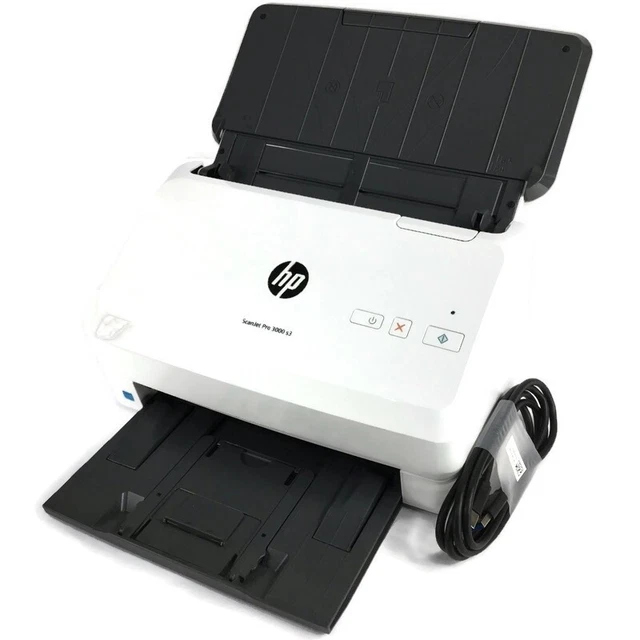 HP SCANJET PRO 3000 S3 Sheet-Fed Document Scanner w/ USB -No Adapter ...