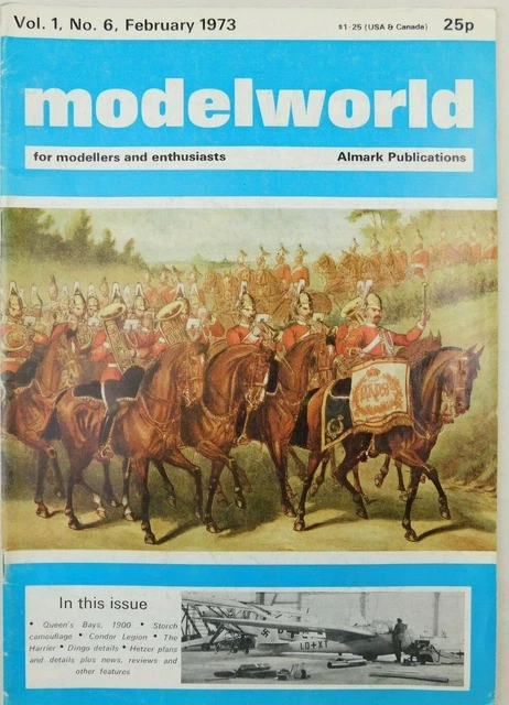 MODELWORLD QUEEN'S BAYS Dingo Details Airplanes Tanks FEB 1973 Vintage ...