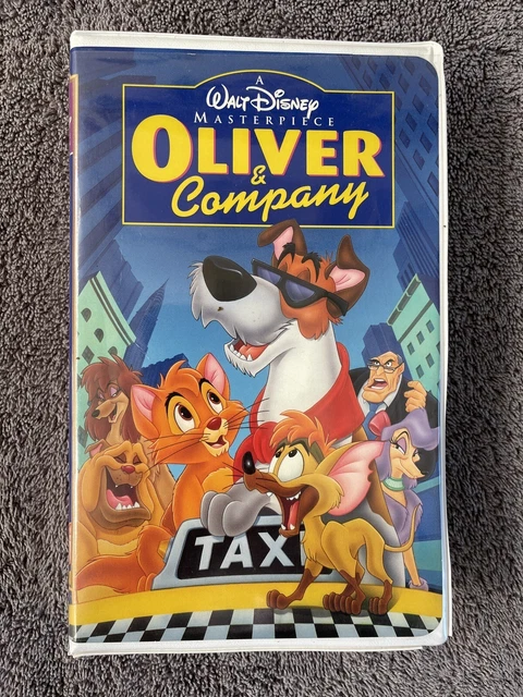 OLIVER & COMPANY VHS (Walt Disney, 1996) Classic 1988 Disney Film ...