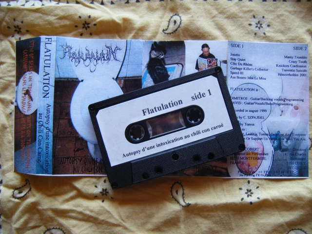 FLATULATION AUTOPSIE D'UNE intoxication.. - cassette - grindcore EUR 3 ...