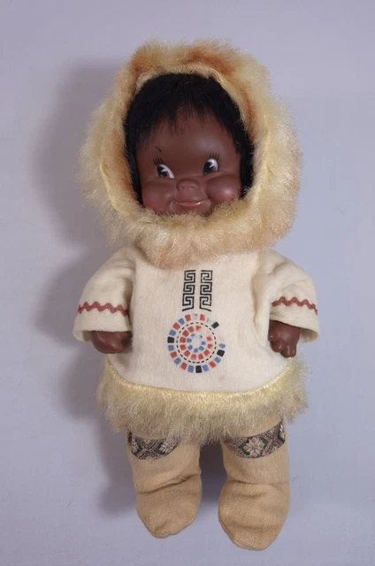 1970'S REGAL KIMMIE Boy First Nation, Inuit, Eskimo 12'' Dolls, Made in ...