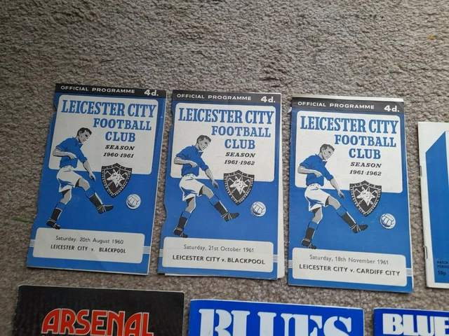 JOB LOT 8 LEICESTER CITY Football Programmes 1960 - 1979 Blackpool ...