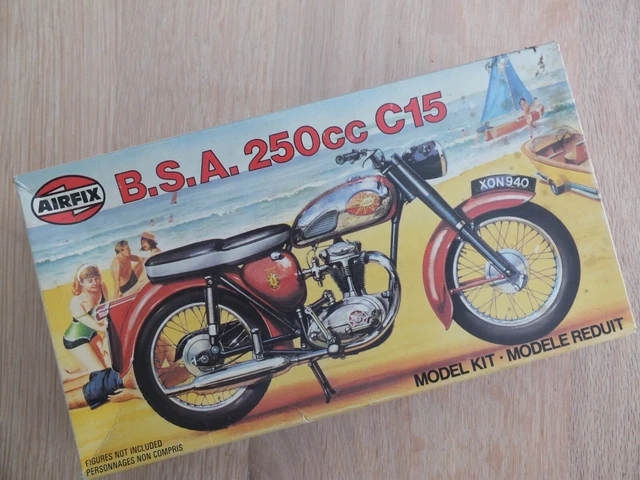 AIRFIX 03480 - BSA 250cc C15 MOTORCYCLE - 1/16 SCALE MODEL KIT £74.99 ...