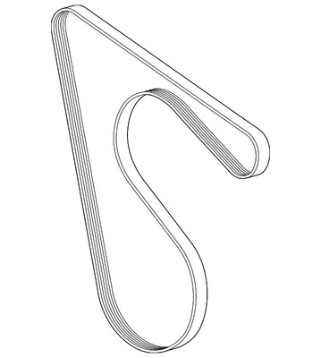 GENUINE GM V-RIBBED Serpentine Belt 12669858 £41.02 - PicClick UK