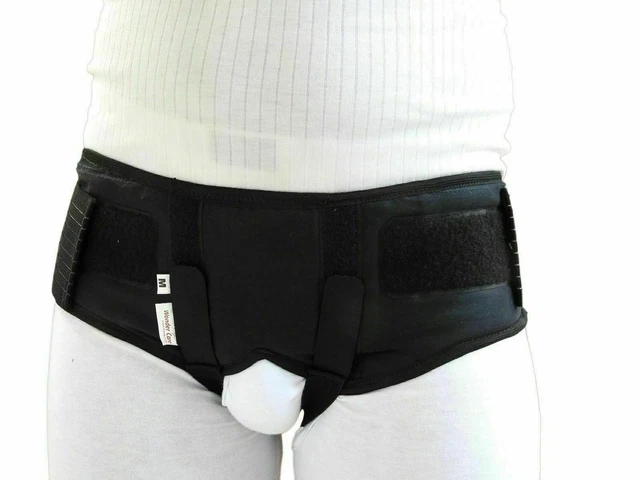 CEINTURE DE HERNIE pour hommes double inguinale hernie soutien ceinture ...