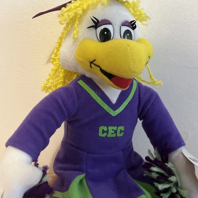 VTG CHUCK E Cheese Limited Edition Helen Hen Henny Cheerleader Plush 12 ...