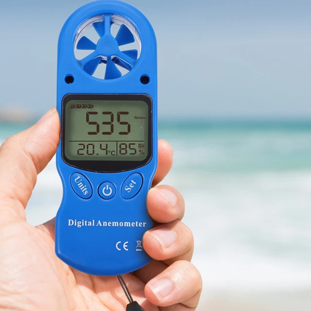 HANDHELD THERMOMETER HYGROMETER Practical Hygrothermograph Wind ...