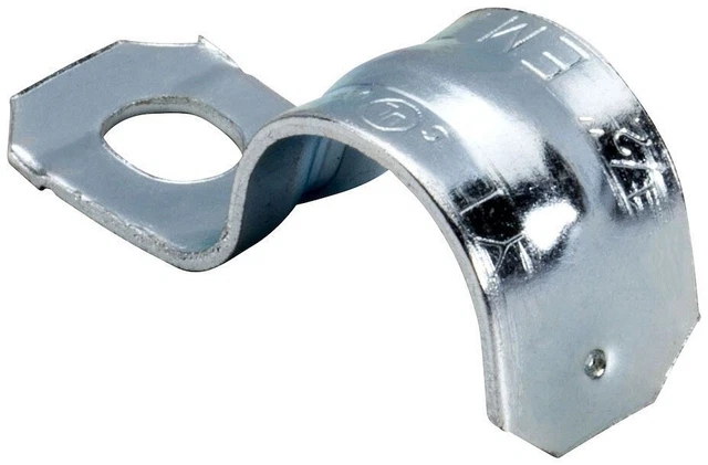 SOUTHWIRE 511, 1/2&, Steel, 1-Hole Snap-On, Inverted Rib EMT Conduit ...