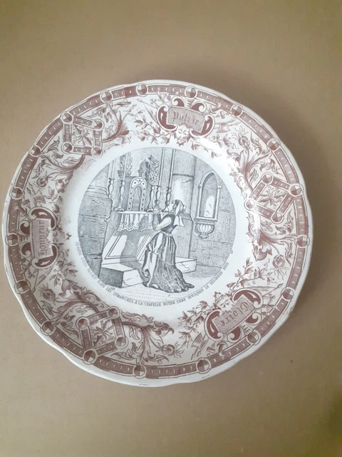 Assiette Jeanne Darc Allait Tous Les Dimanches à La Chapelle Notre Dame Eur 1700