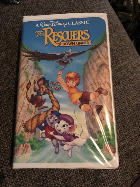 THE RESCUERS DOWN Under Walt Disney Classic VHS Tape 1991 Diamond ...