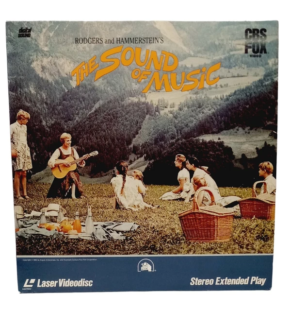 THE SOUND OF Music CBS Fox Extended Play Laserdisc 2 Disc Set Julie ...