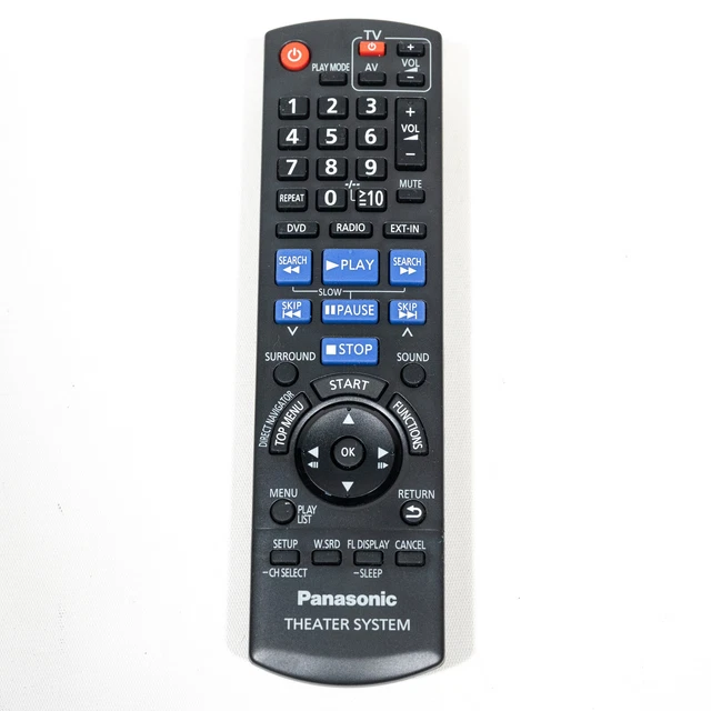 PANASONIC THEATER DVD Player TV Remote Control - N2QAYB000456 - Genuine ...